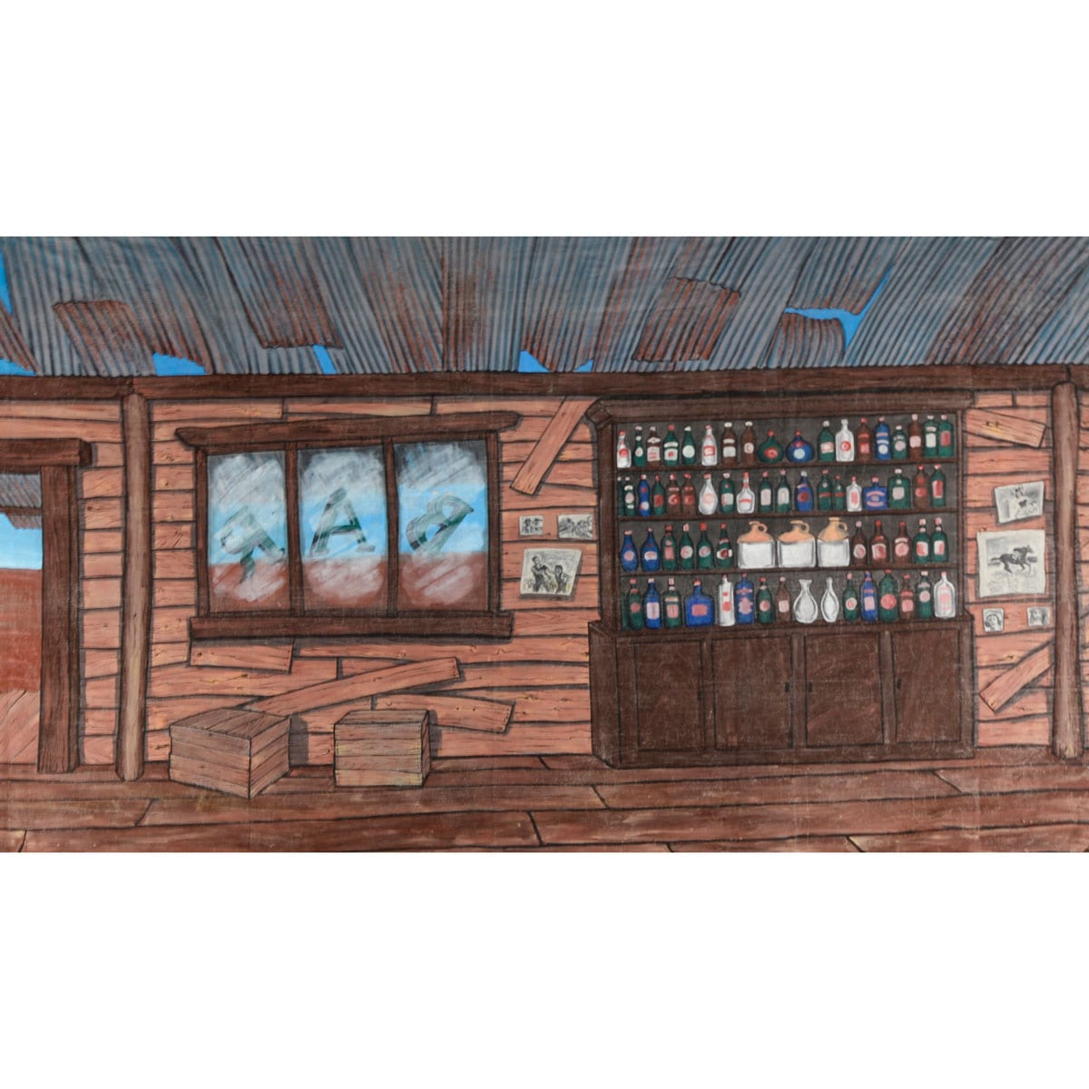 Western Saloon Backdrop