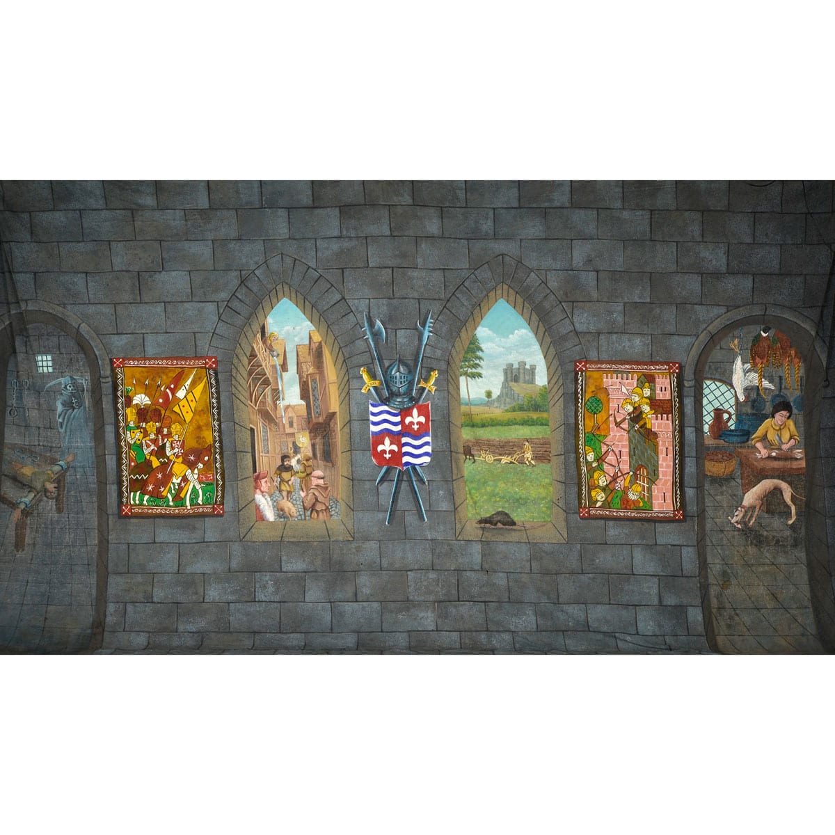 Castle Wall Backdrop