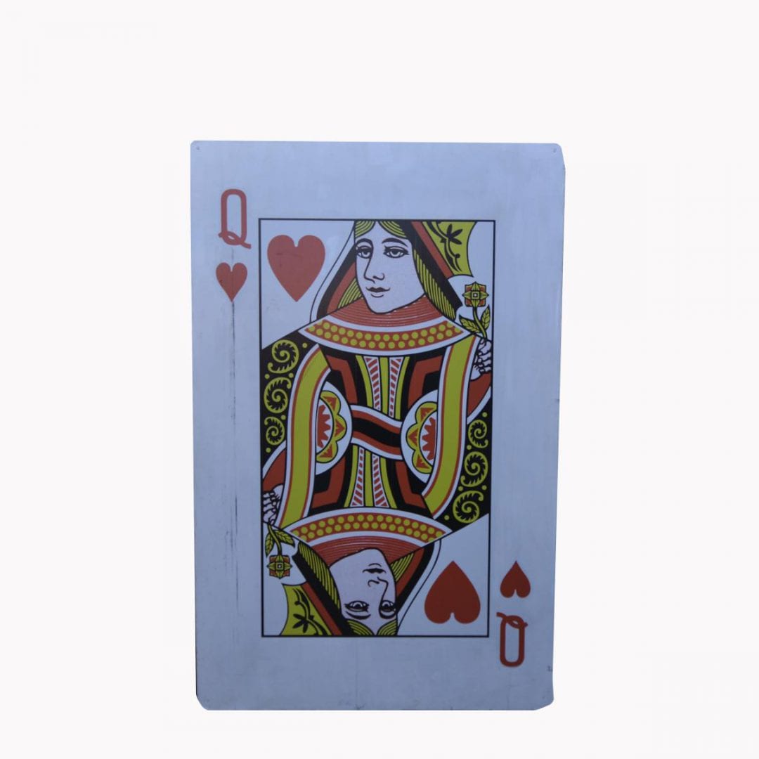 Cutout - Queen of Hearts Playing Card