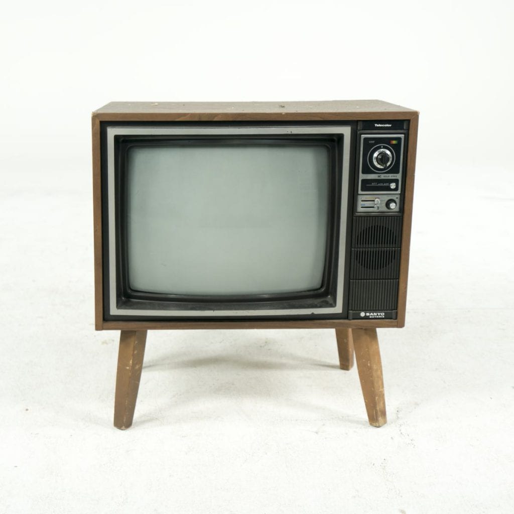 Old TV Television Unit, Small