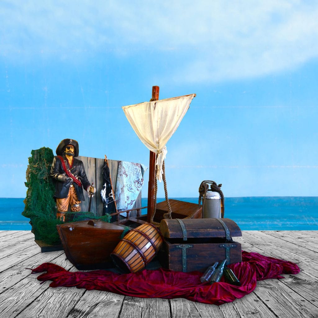 Pirate Ship with Sail