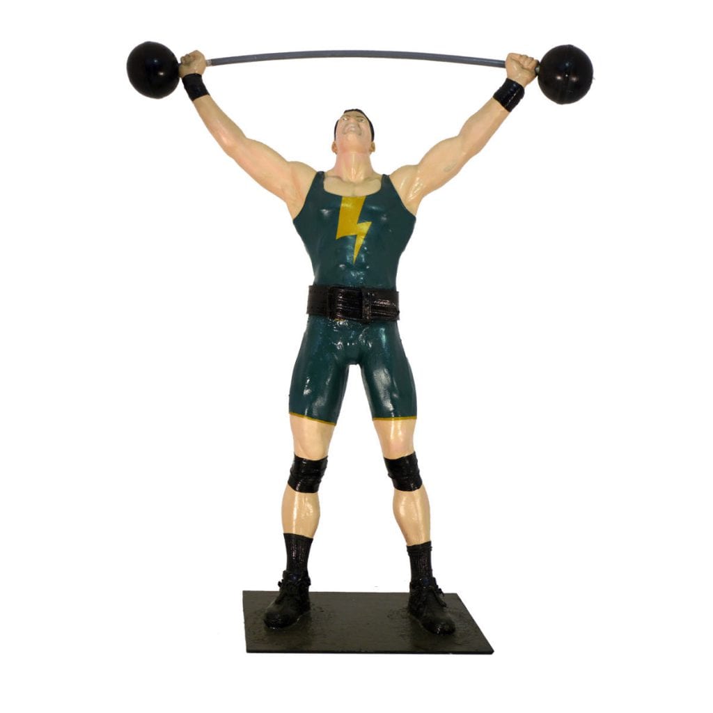 Weightlifter - Circus Strongman Statue