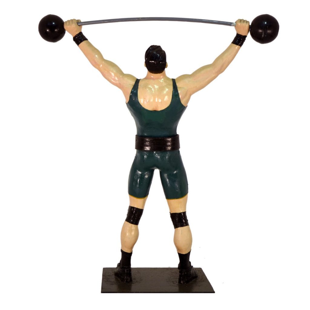 Weightlifter - Circus Strongman Statue