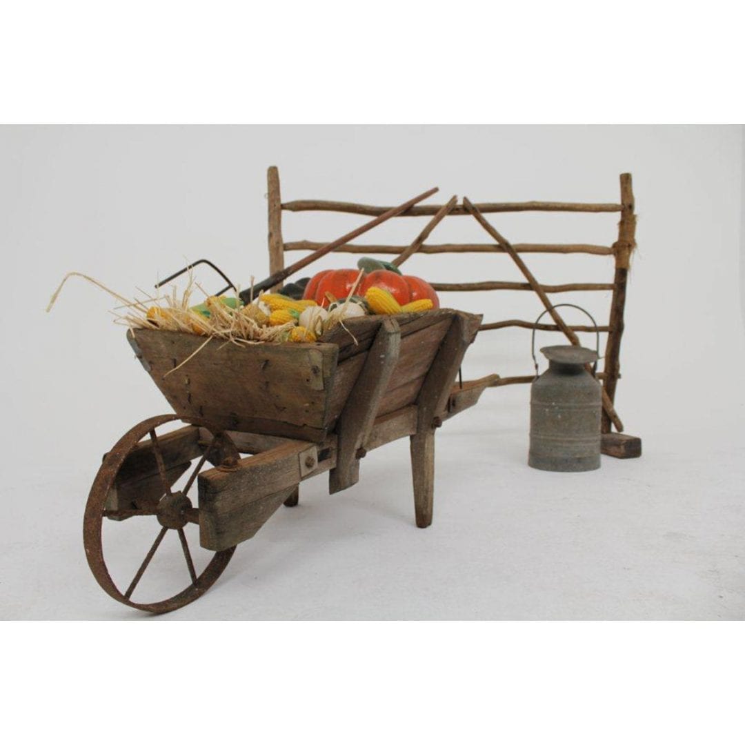 Rustic Wooden Wheelbarrow - Type A