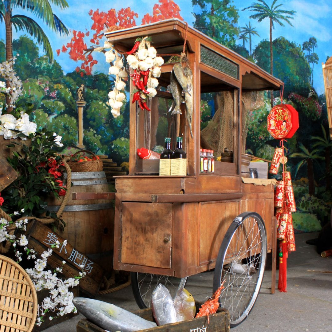 Cart 8 - Asian Serving Cart 'Sate Ayam