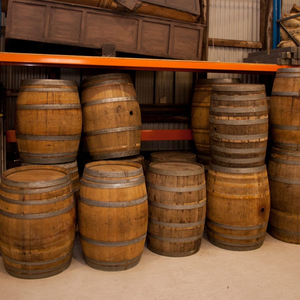 Assorted Wooden Barrel
