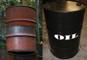 44 Gallon Oil Drum