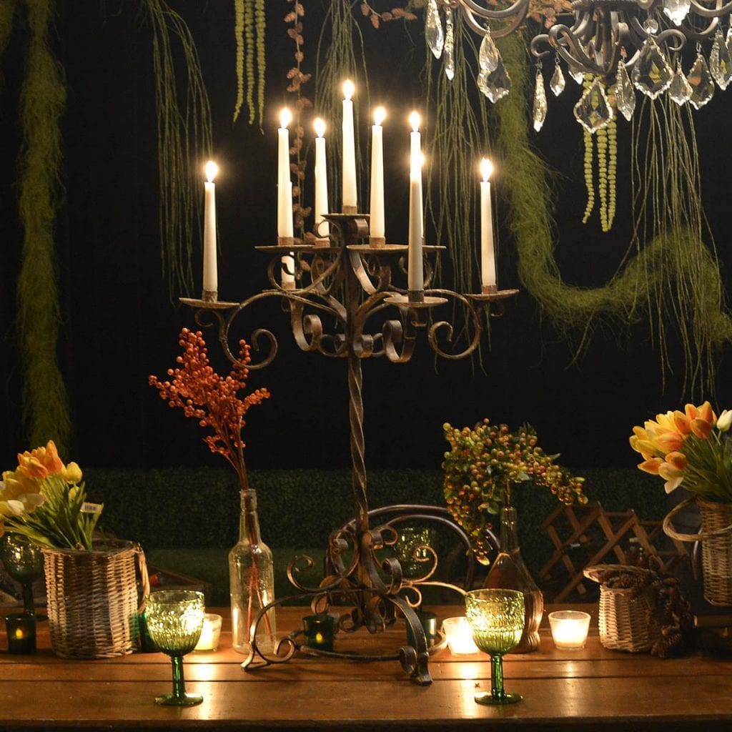 Rustic Baroque Candelabra