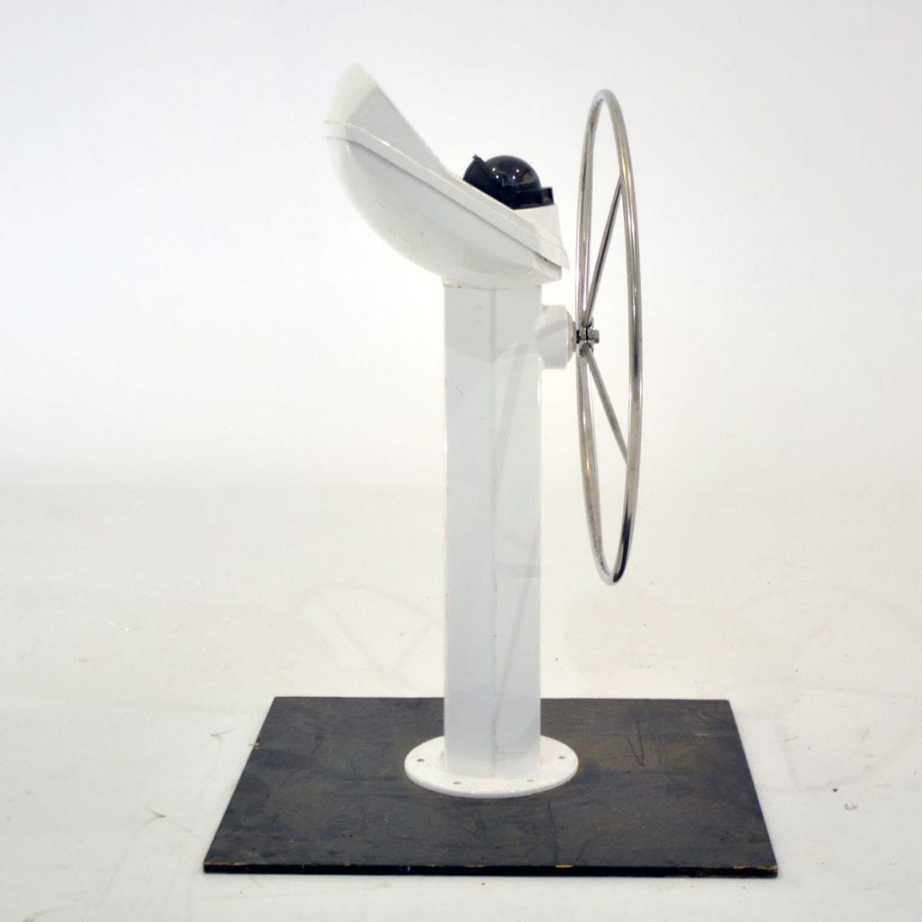 Modern Yacht Wheel on Stand