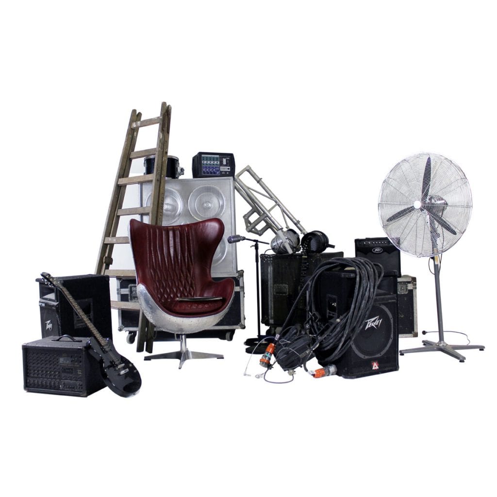 Rock 'n Roll Stage and Recording Props