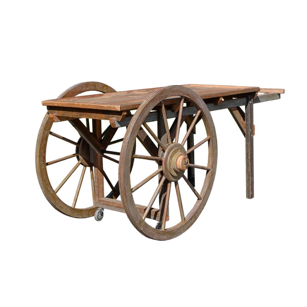 Cart 6 - Rustic Flat-bed Cart