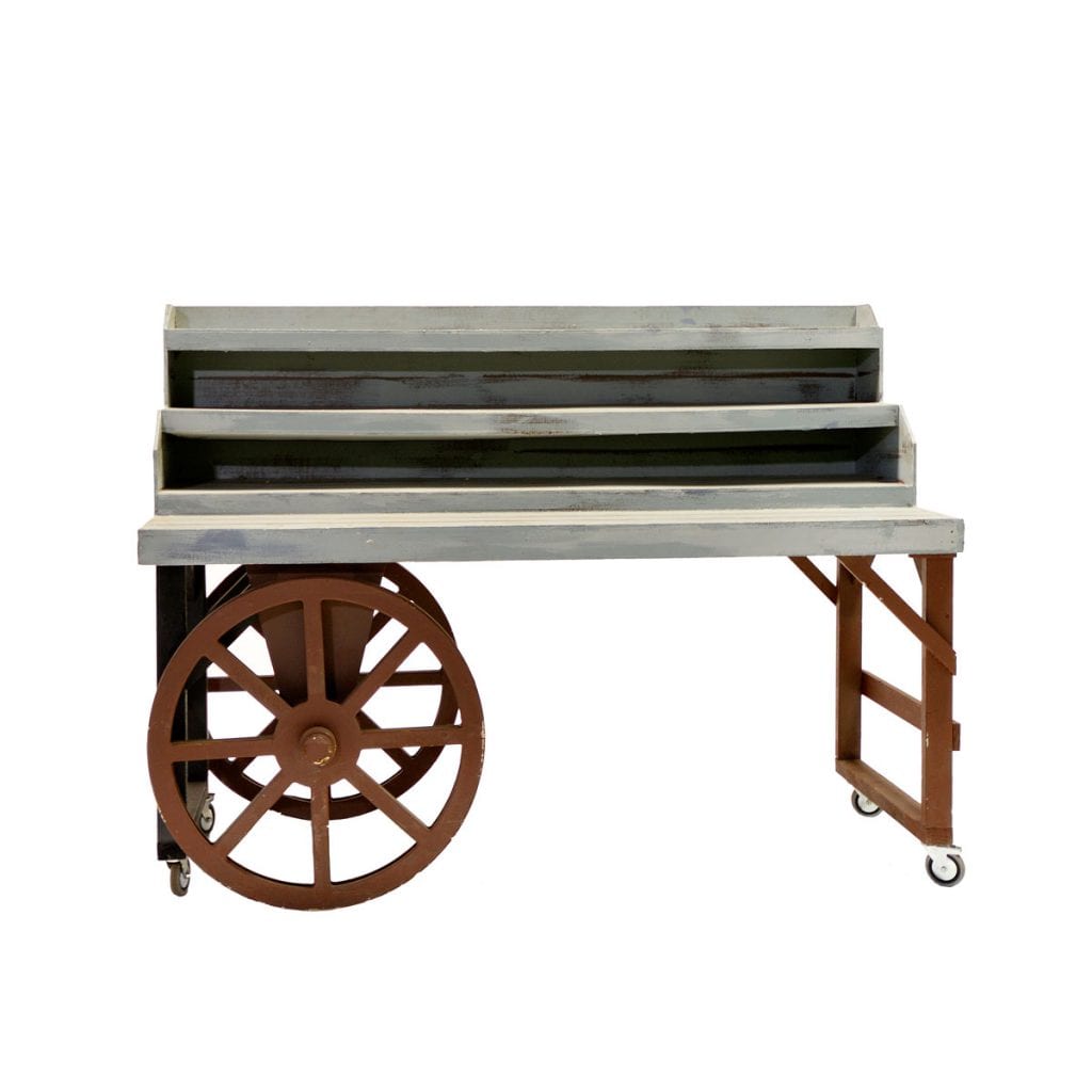 Cart 9 - Tiered Rustic Cart