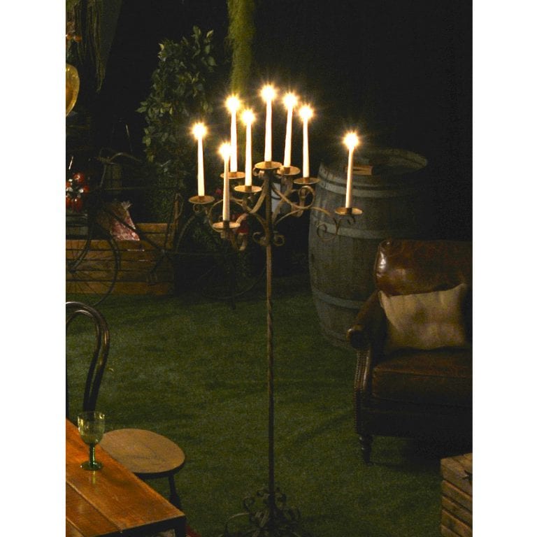 Rustic Baroque Candelabra - Standing