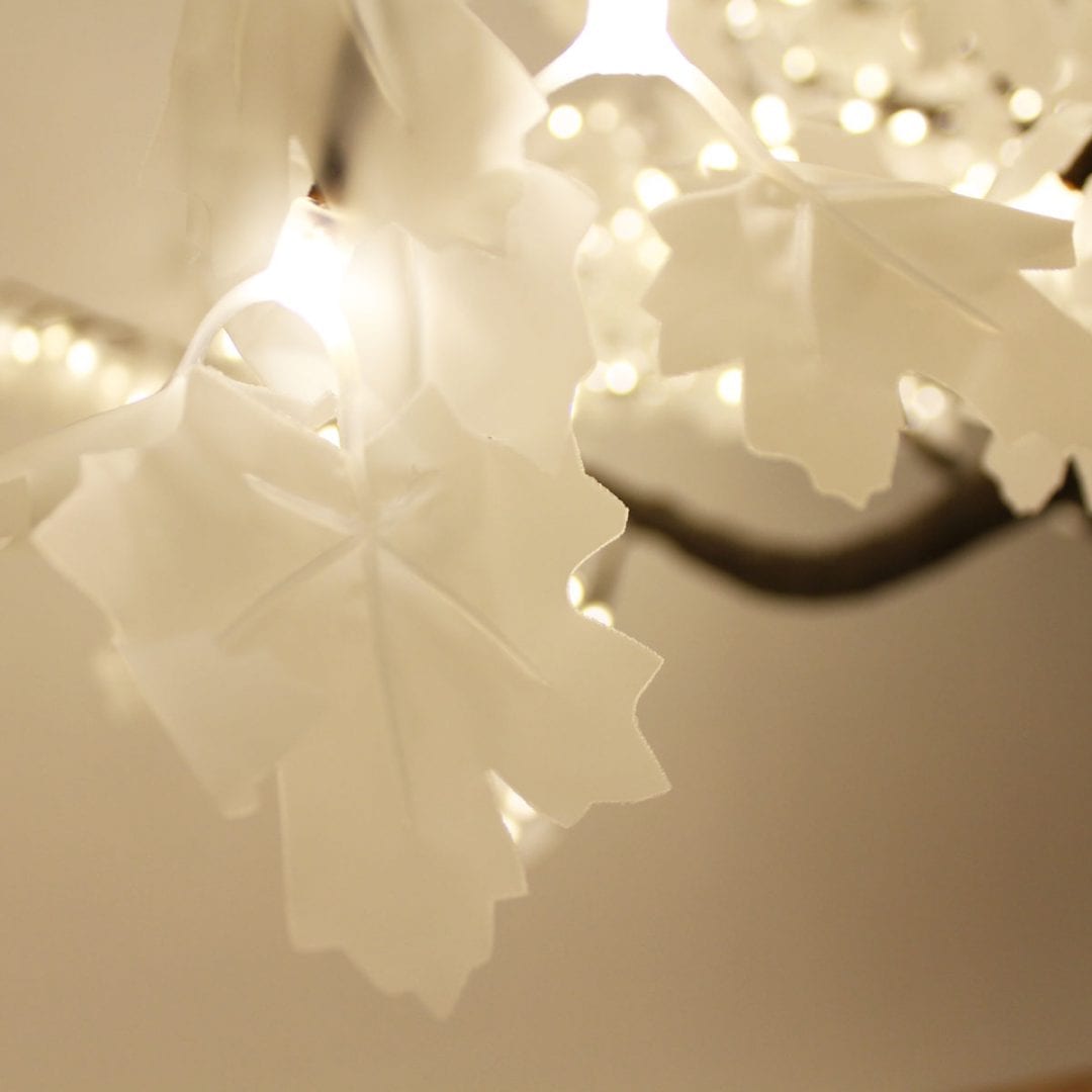 Large Illuminated White Tree