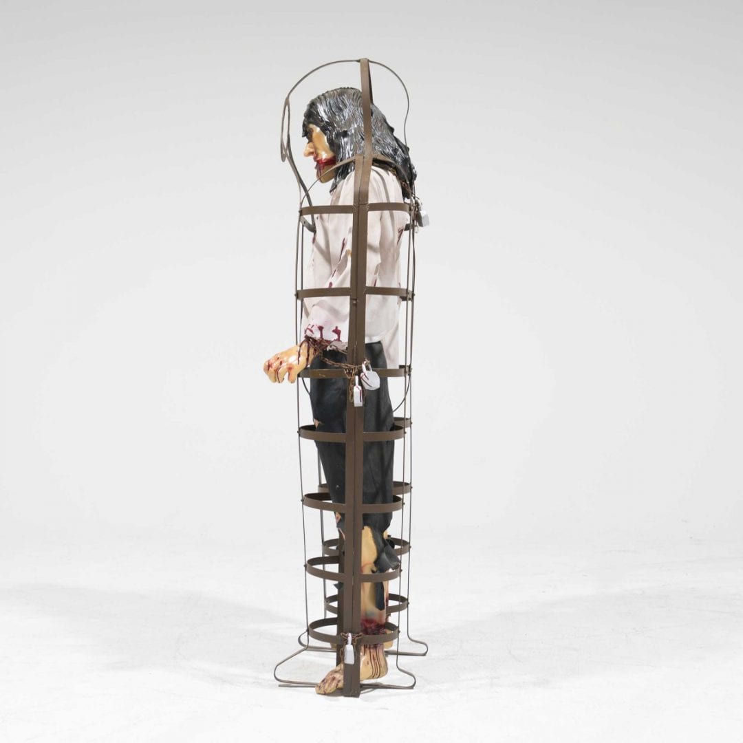 Caged Prisoner Mannequin