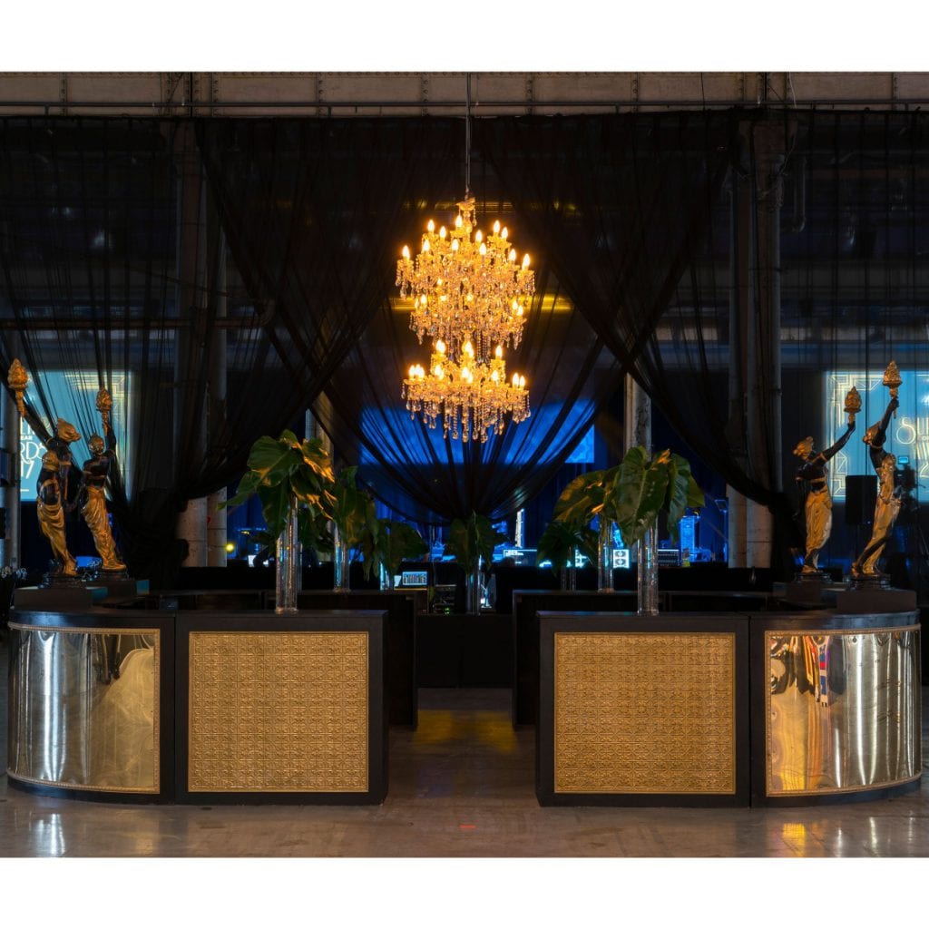 Large Circular Art Deco Bar