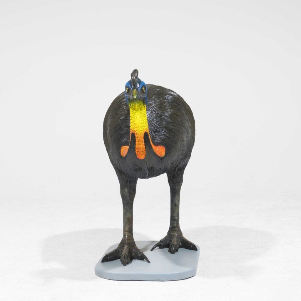 Life-Size Cassowary Bird Statue