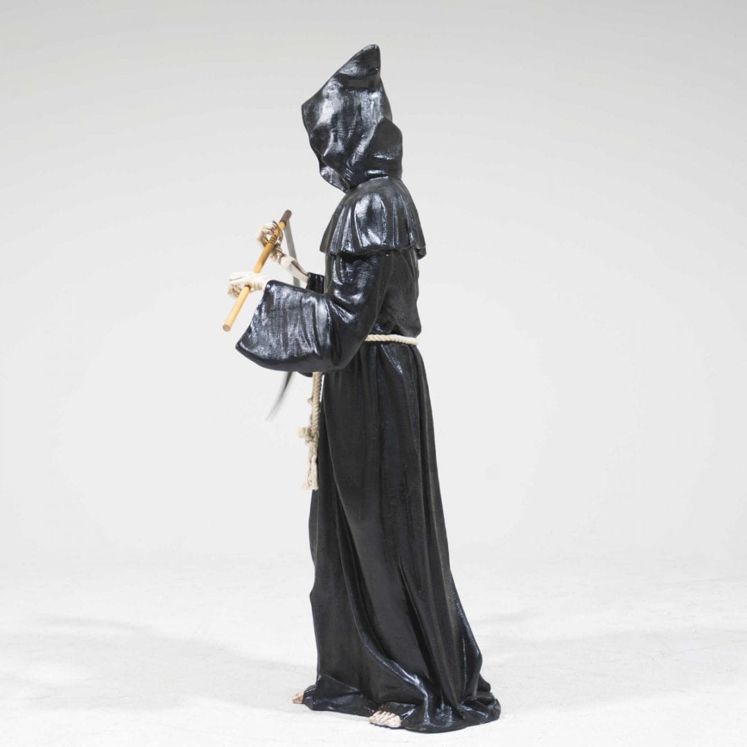 Life-Size Grim Reaper with Sickle Statue