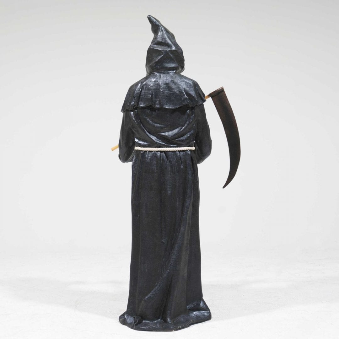 Life-Size Grim Reaper with Sickle Statue