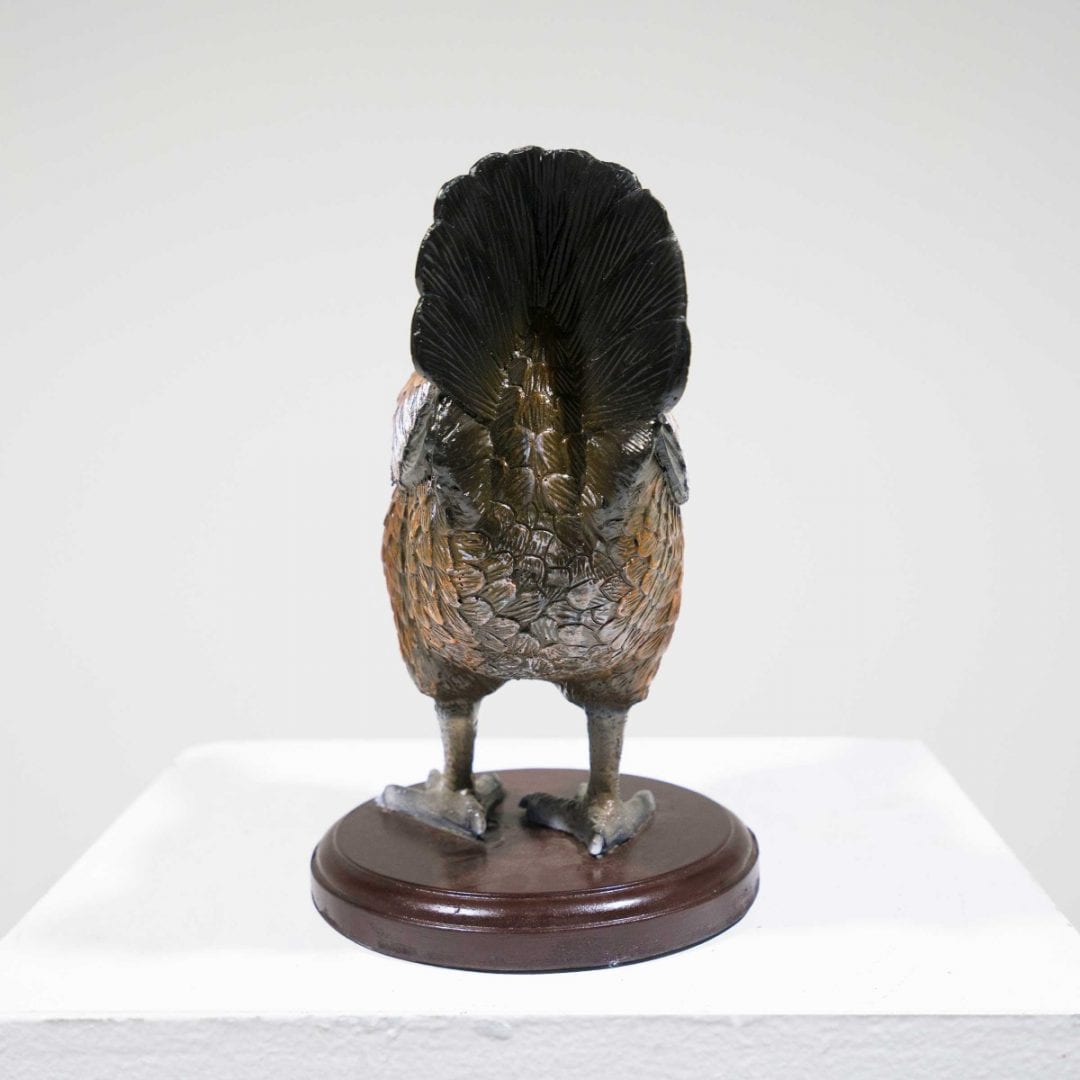 Life-Size Brown Hen Bird Statue