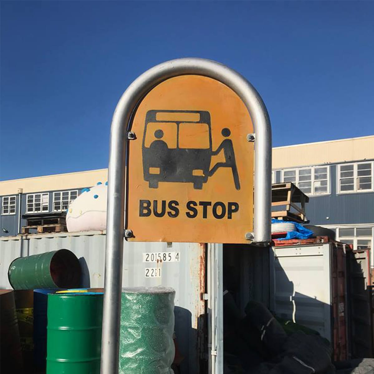 Bus Stop Sign | Prop Hire | Event Styling | Custom Theming in Sydney ...
