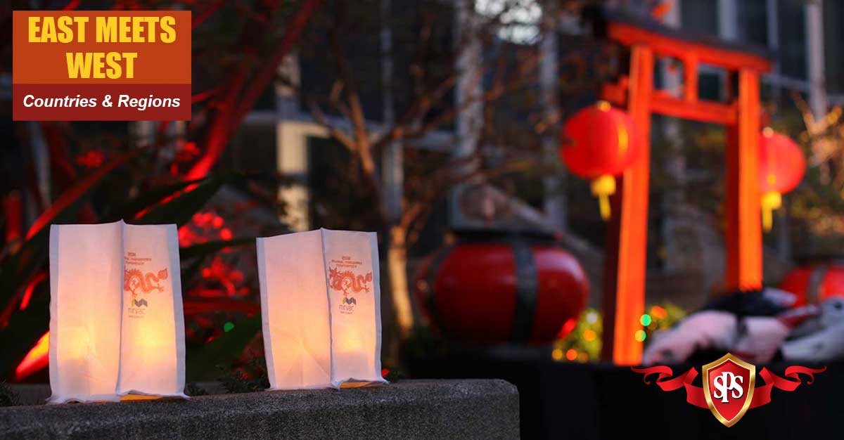 East Meets West Theme and Prop Hire | Asian Fusion Styling