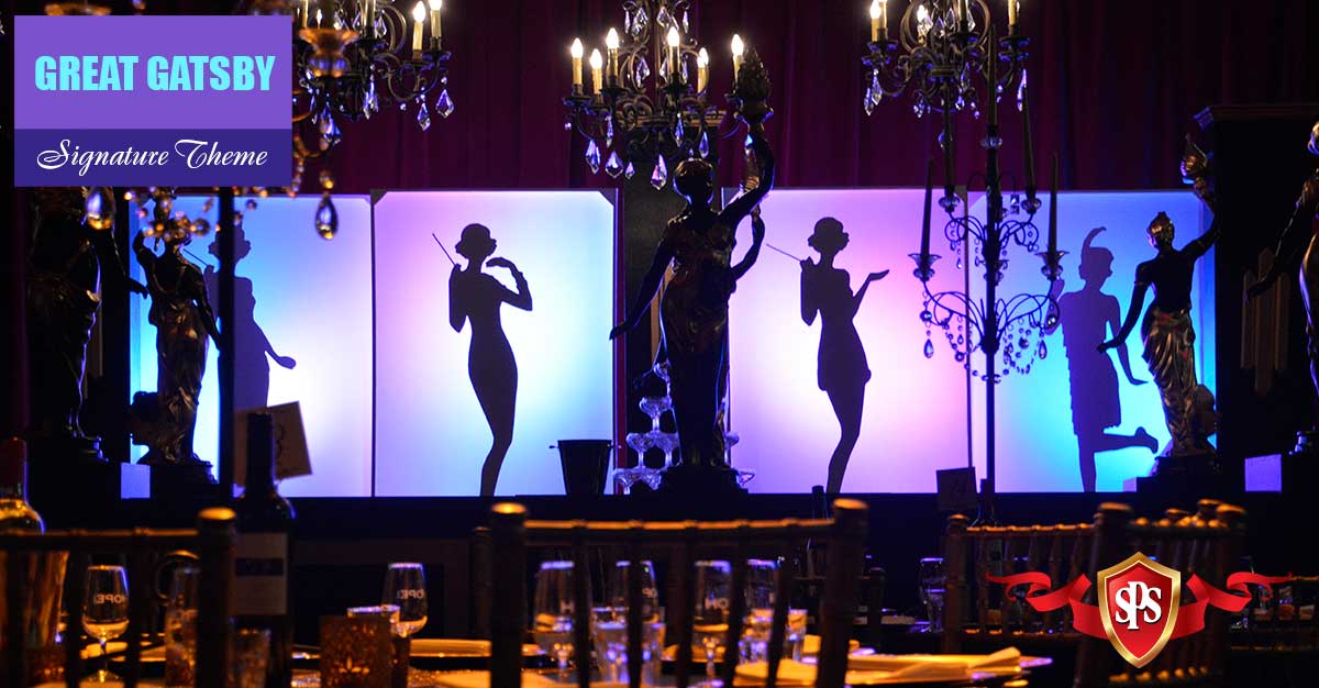 Great Gatsby Theme and Prop Hire | 1920s Event Styling