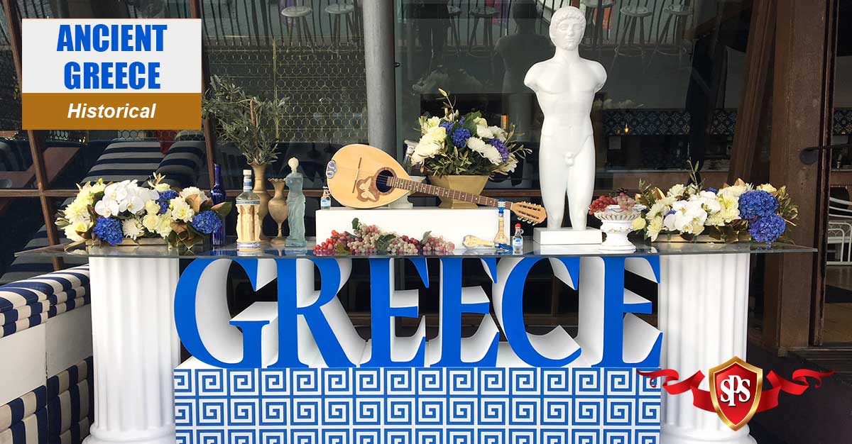 Ancient Greece Theme and Prop Hire | Historical Themes